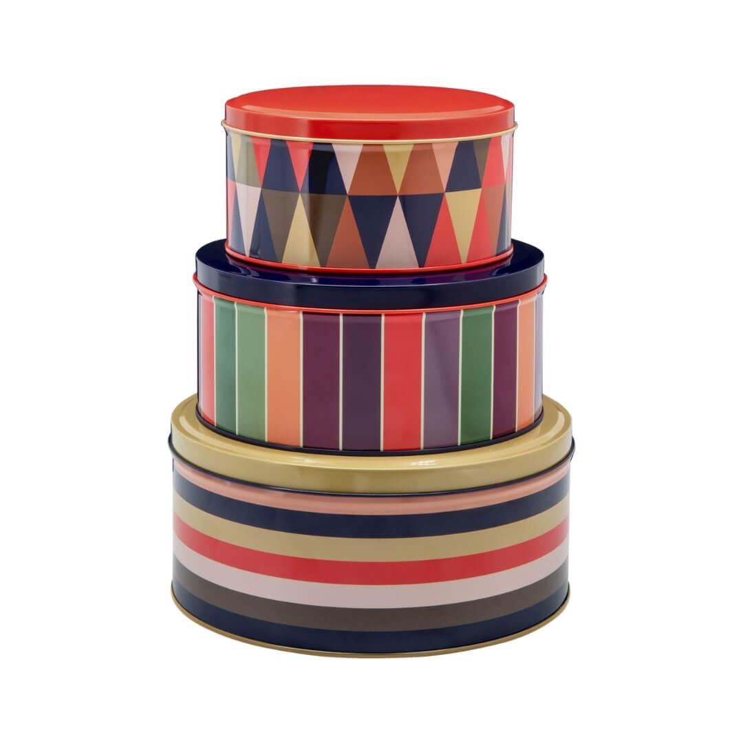 Remember Klara Round Storage Tin Set of 3 – Milly's Kitchen